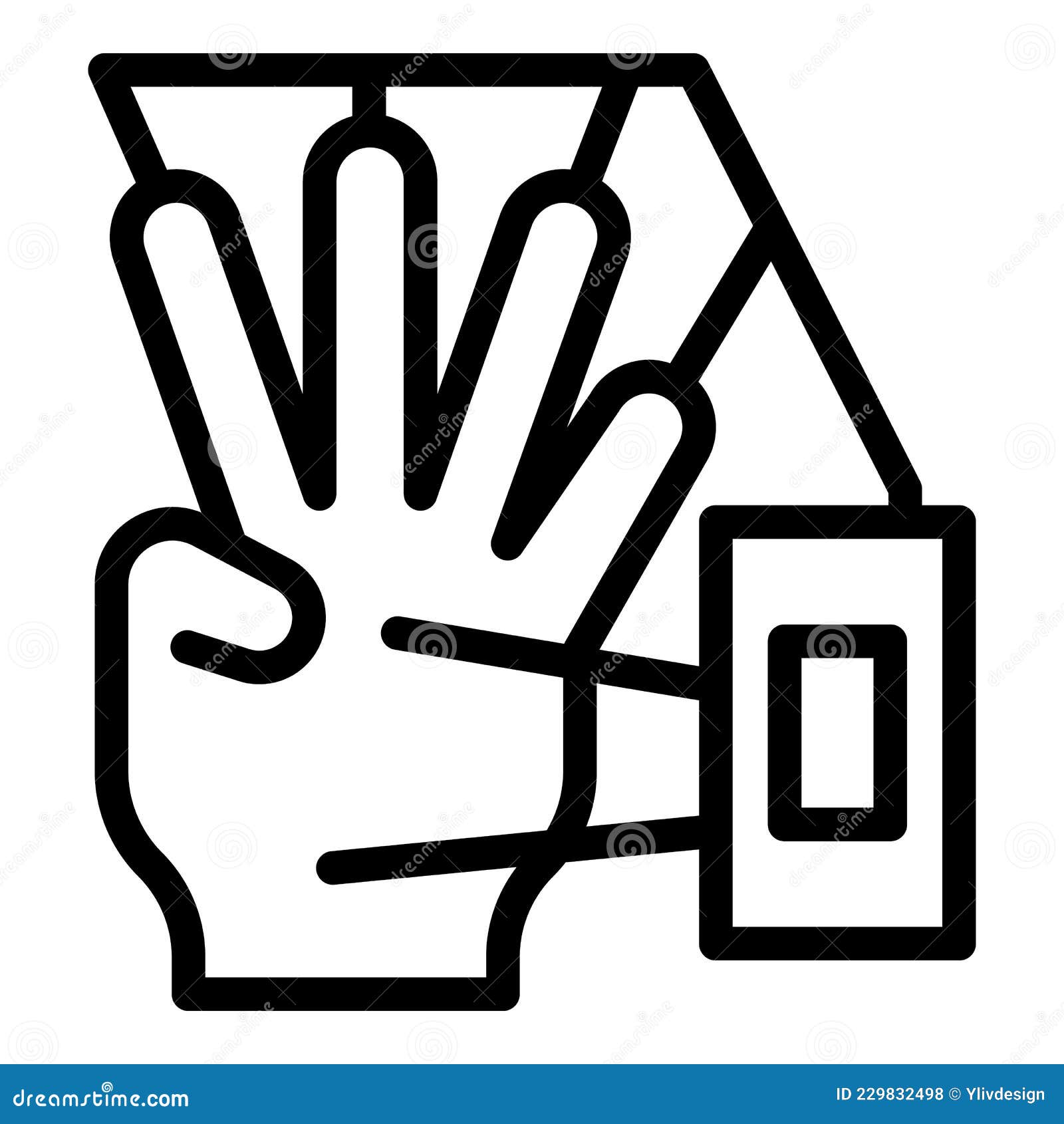 Hand Identification Icon Outline Vector. Scan Fingerprint Stock Vector ... Hand Identification Icon Outline Vector. Scan Fingerprint Stock Vector ...