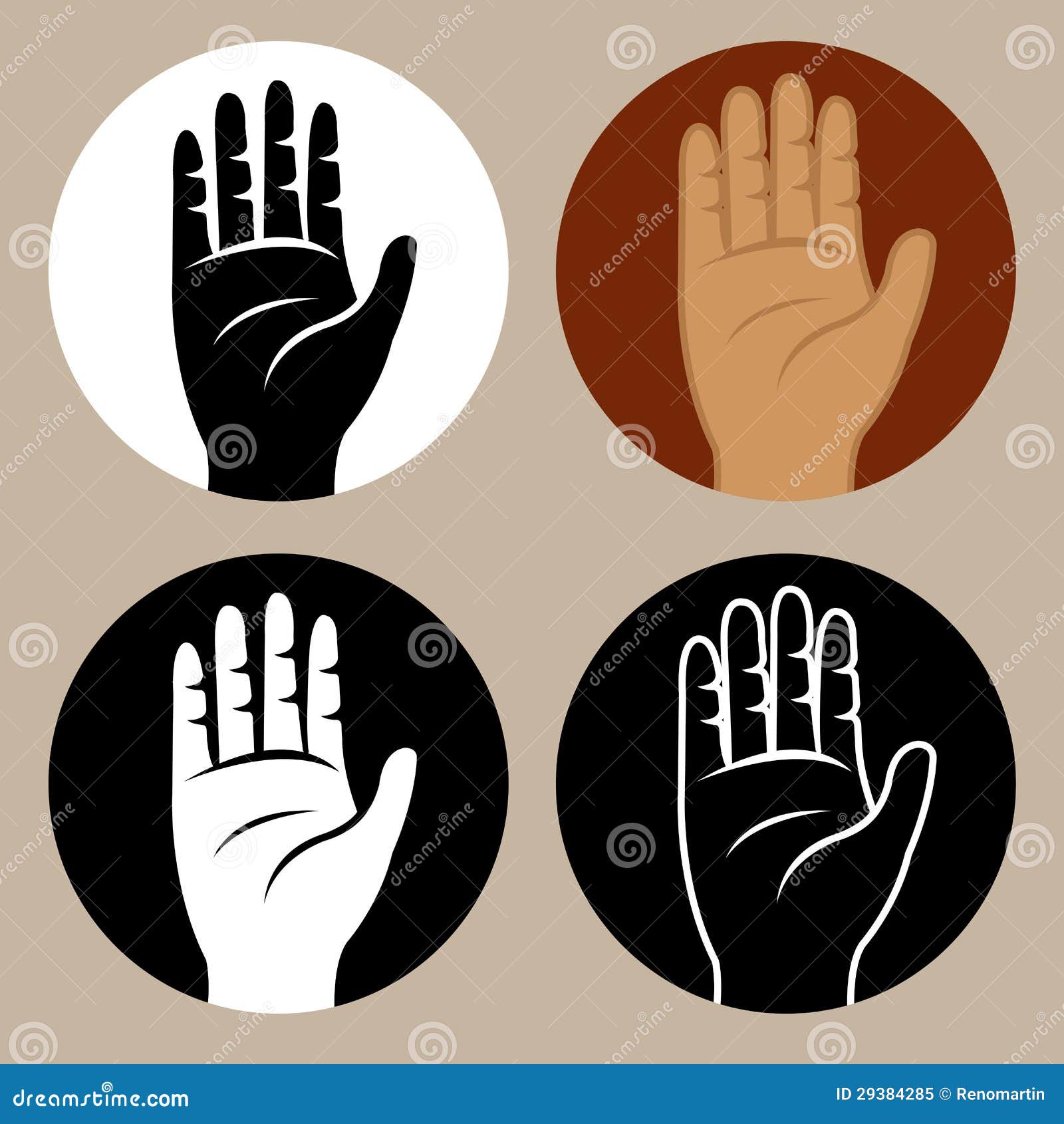 Hand Illustration stock vector. Illustration of icon - 29384285