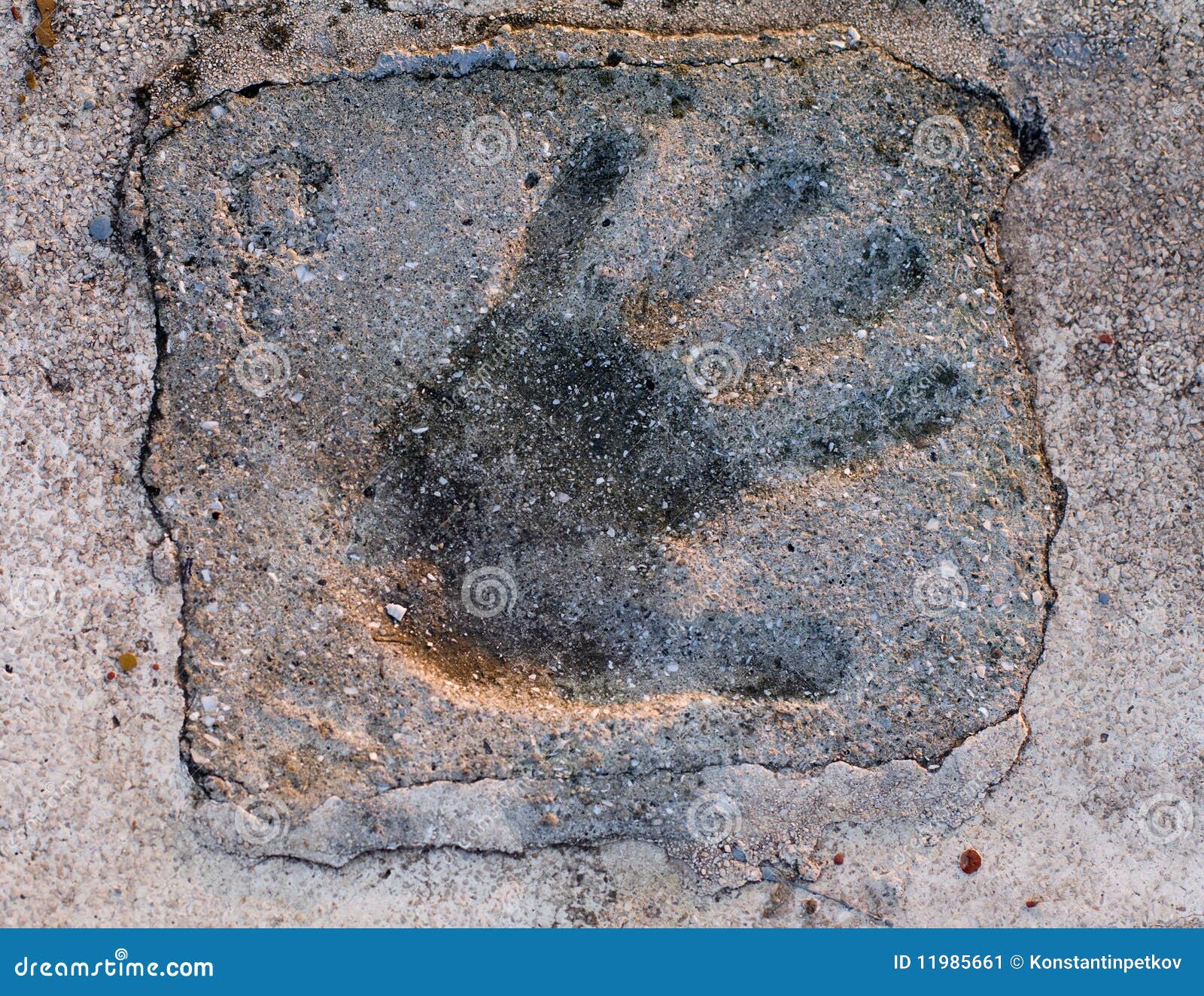 Hand imprint stock image. Image of scratched, dirty, grained - 11985661