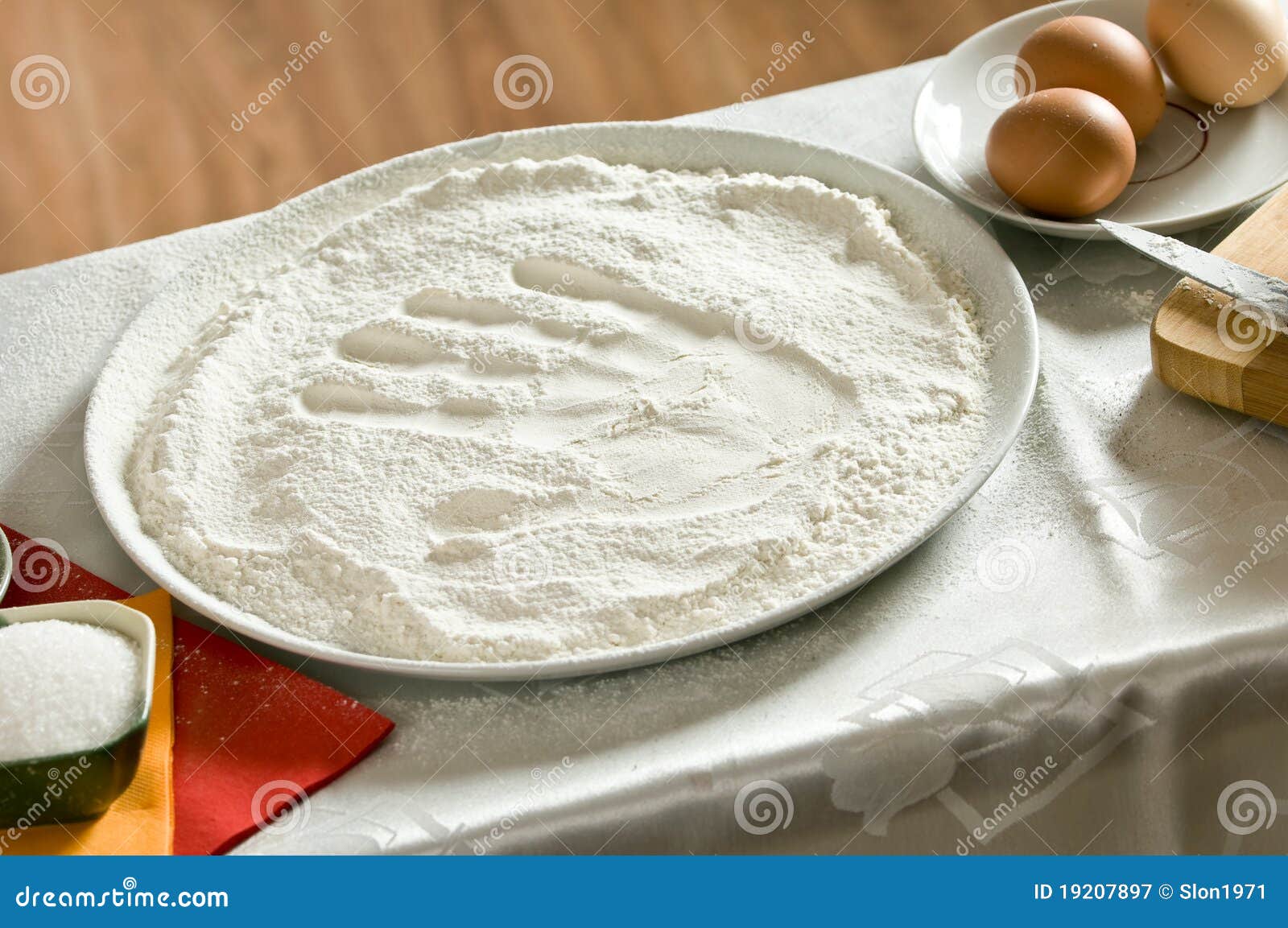 Hand imprint stock image. Image of shape, preparation - 19207897