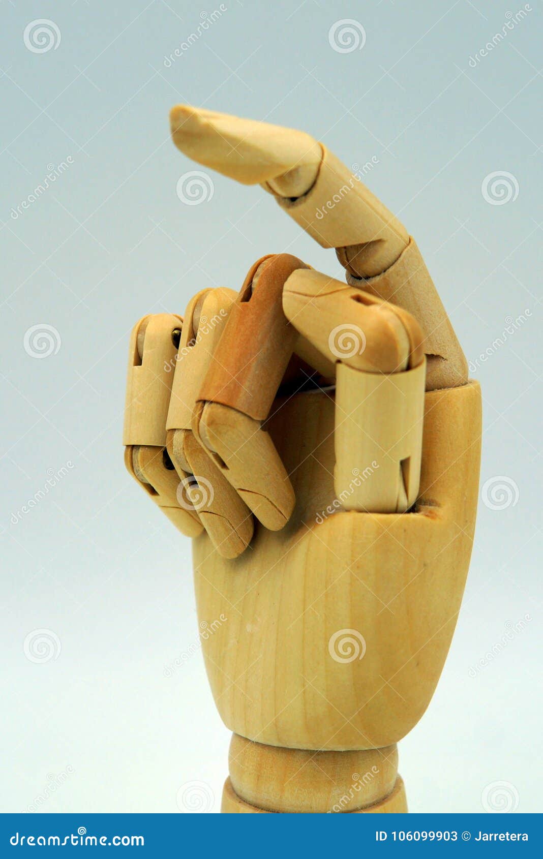 Hand index finger pointing stock image. Image of wooden - 106099903