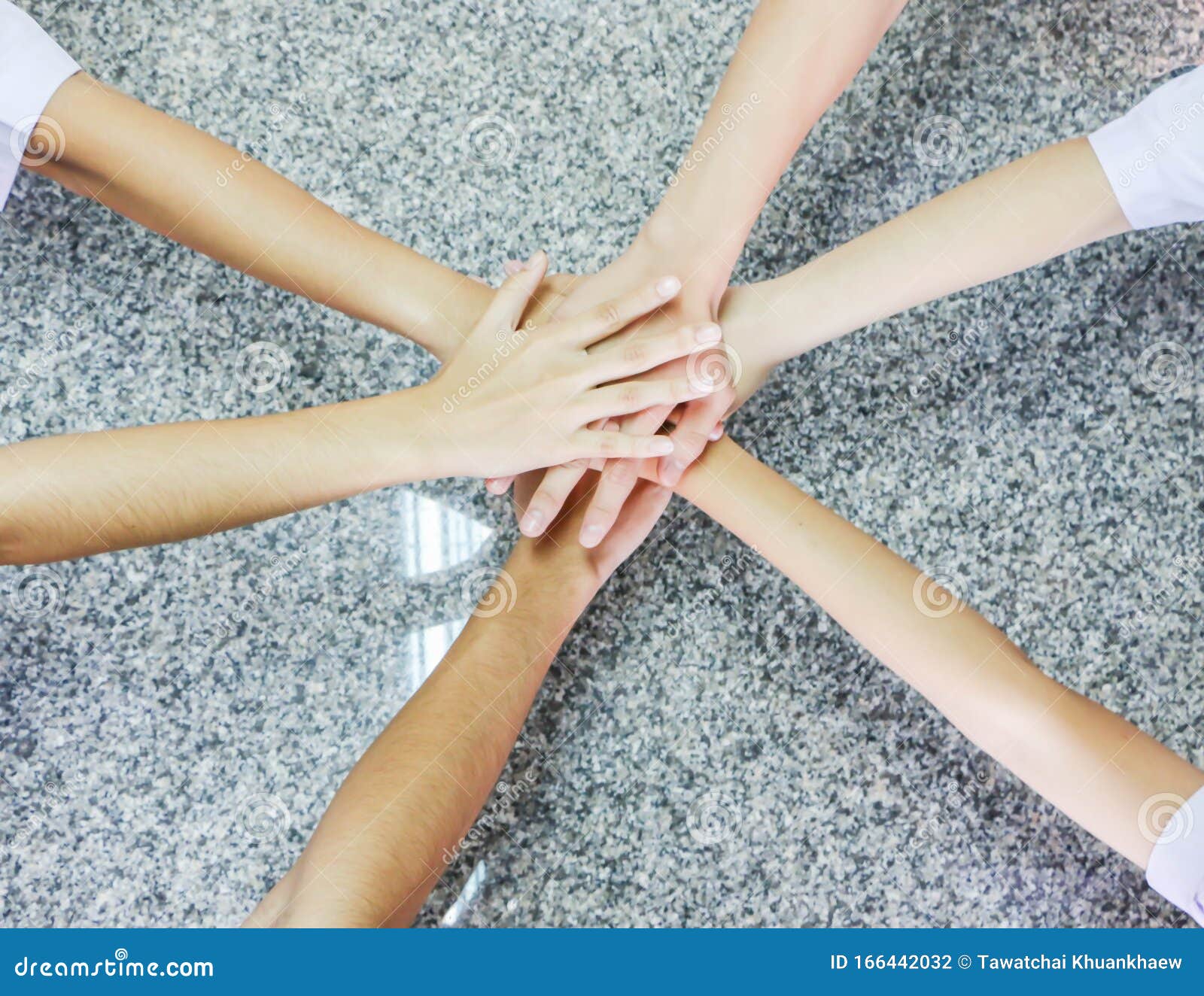 Hand Integration and Group Work Planning Stock Photo - Image of group ...