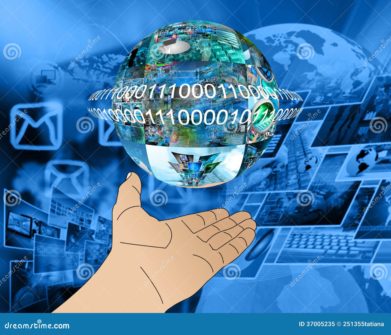Hand of Internet stock image. Image of search, definition - 37005235