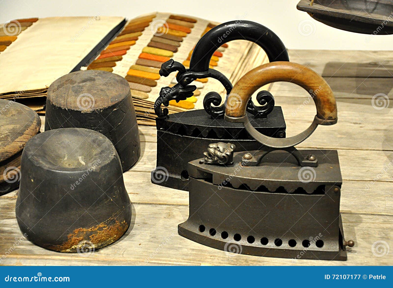 Hand iron on clothing stock image. Image of work, produce - 72107177