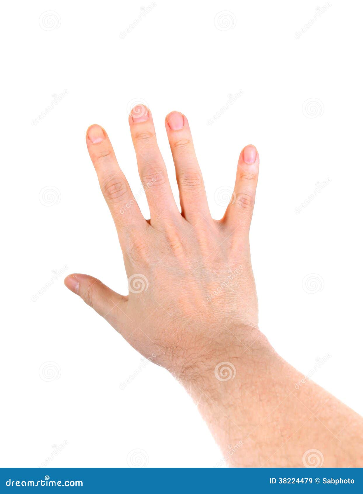 Hand isolated stock image. Image of stretching, hand - 38224479