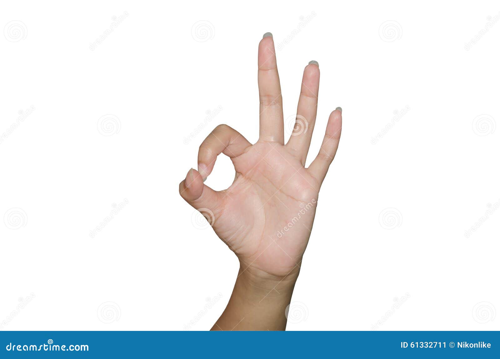 Hand on the Isolated Background. Stock Image - Image of finger, body ...