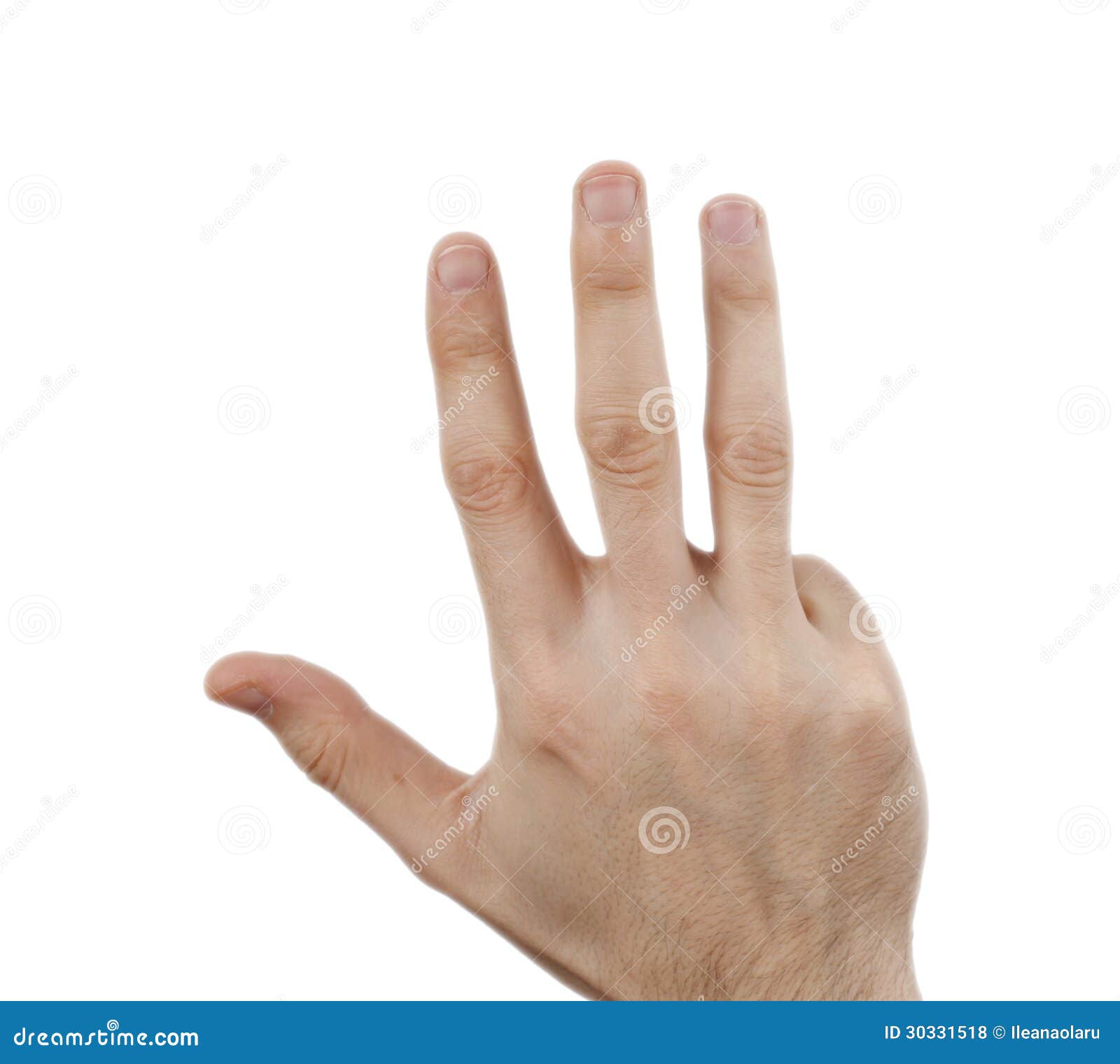 Hand isolated on white stock photo. Image of sign, human - 30331518