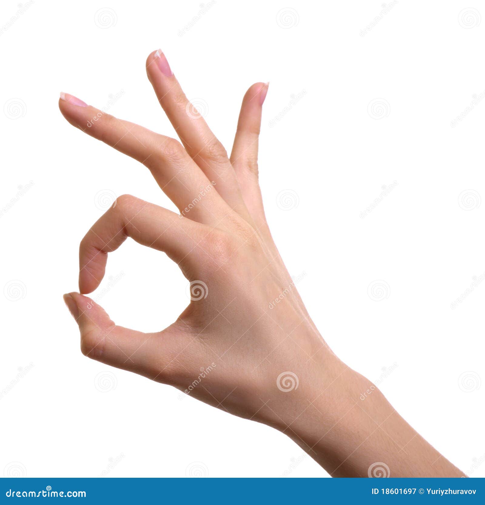 Hand isolerat ok tecken fotografering för bildbyråer. Bild av beslut ...