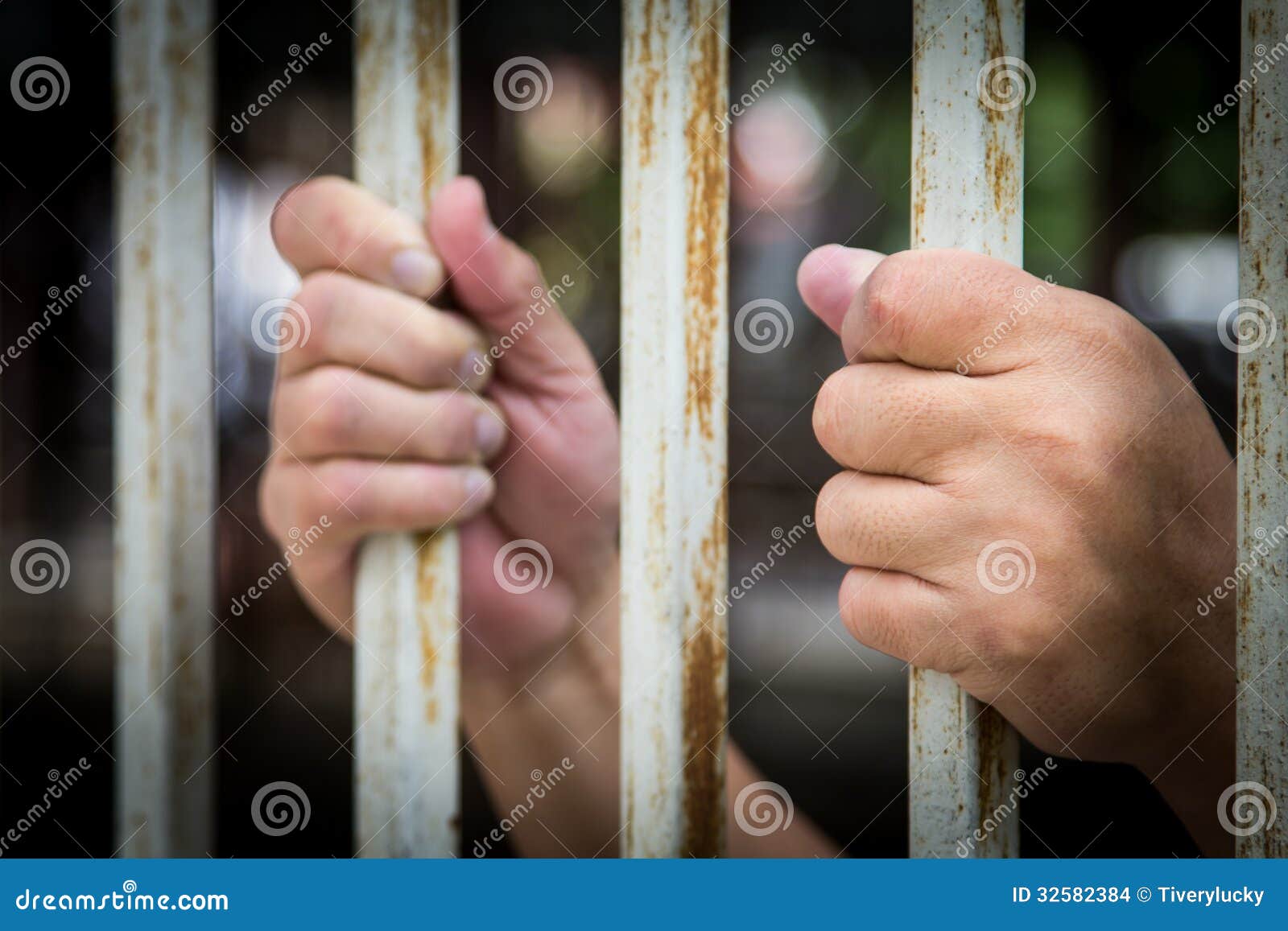 Hand in jail stock photo. Image of building, person, security - 32582384