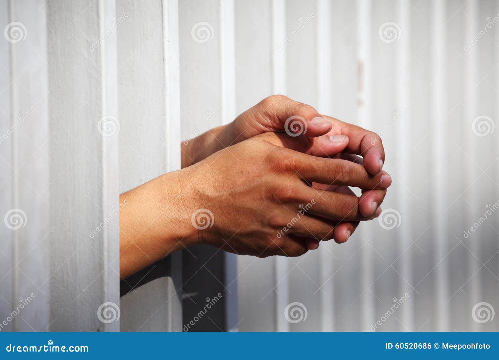 Hand in Jail stock photo. Image of violence, cage, justice - 60520686