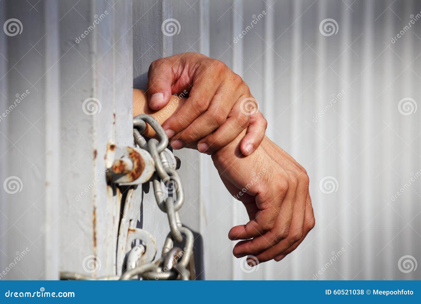 Hand in Jail stock photo. Image of freedom, prisoner - 60521038