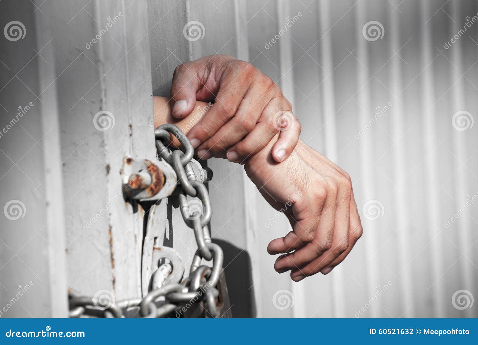 Hand in Jail stock photo. Image of detention, crime, arrest - 60521632
