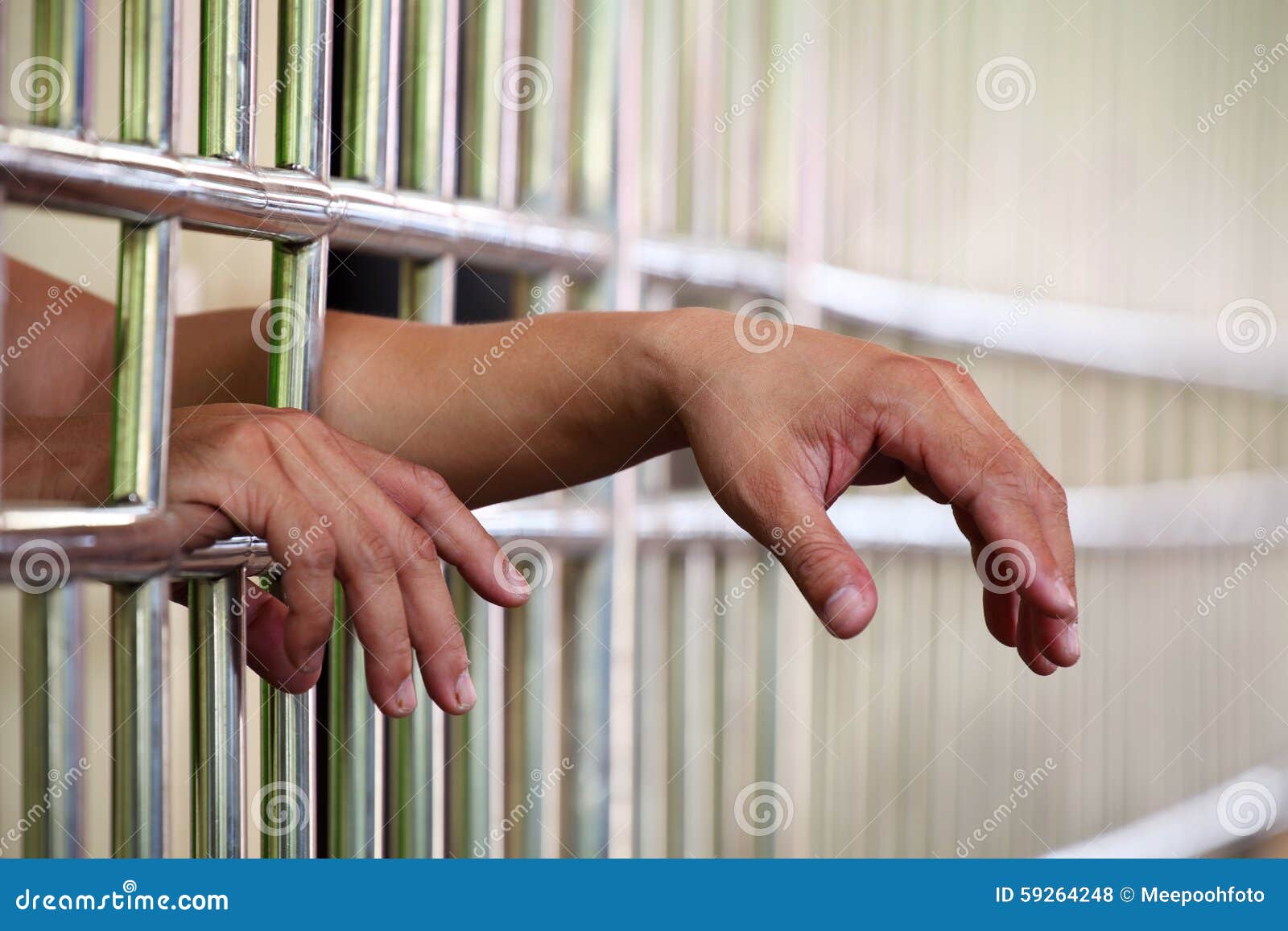 Hand in Jail stock photo. Image of hand, arrest, justice - 59264248