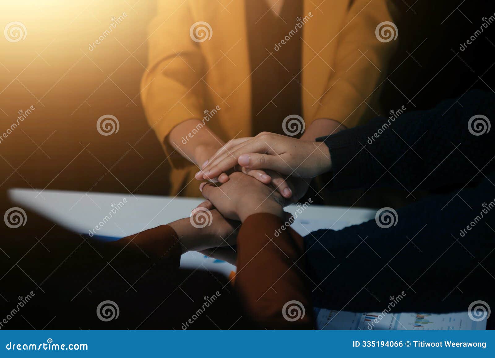 Hand Join Together for Work Togetherness, Hand Stack for Business and ...
