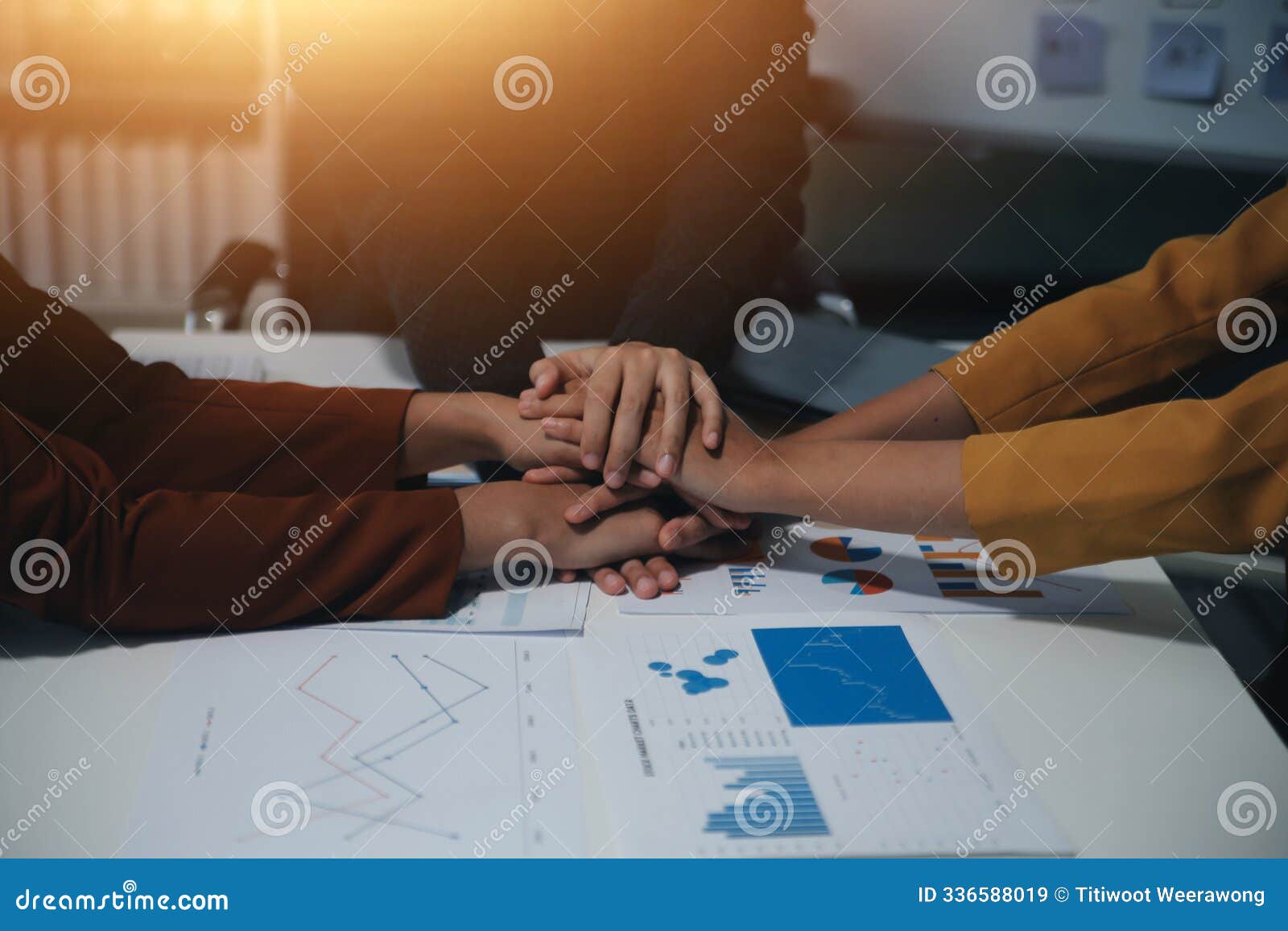 Hand Join Together for Work Togetherness, Hand Stack for Business and ...