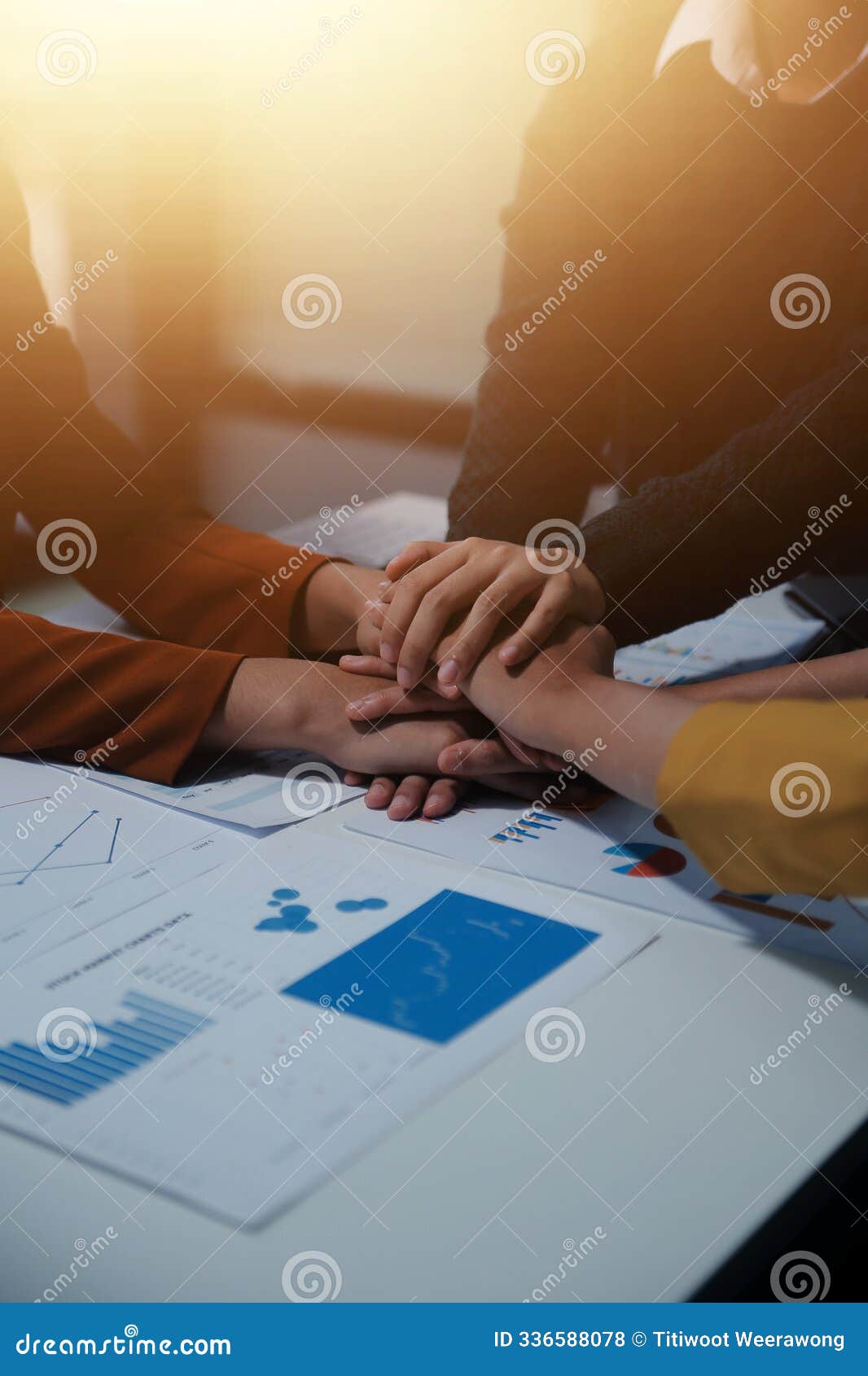 Hand Join Together for Work Togetherness, Hand Stack for Business and ...
