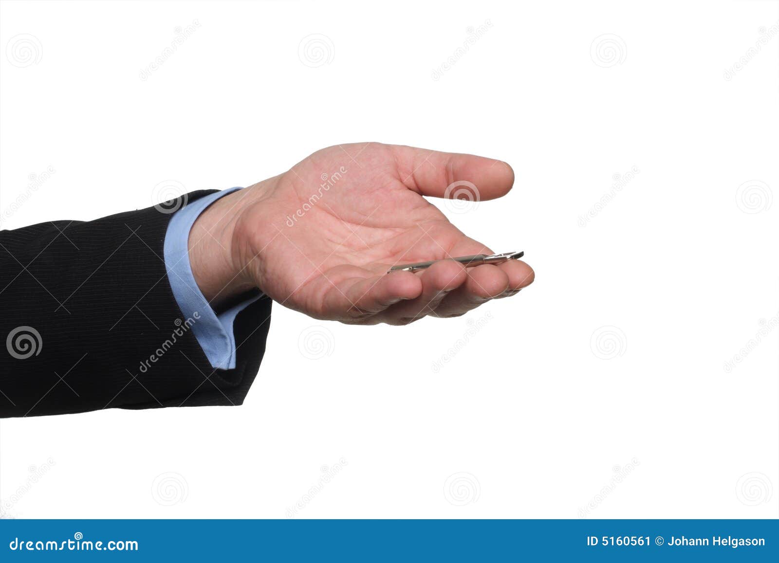 Hand And Key Picture. Image: 5160561