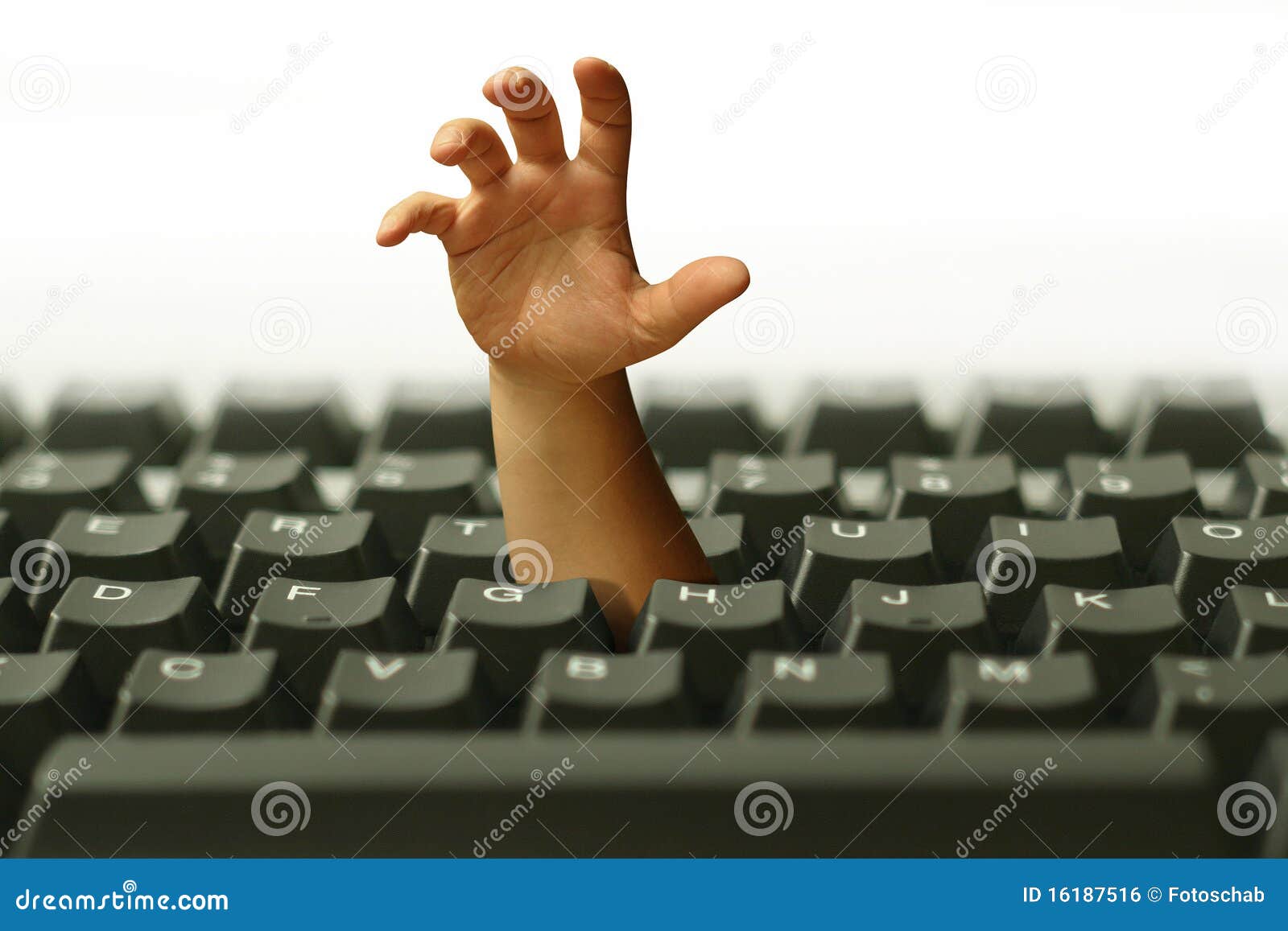 Hand in Keyboard stock photo. Image of crime, chat, computer - 16187516