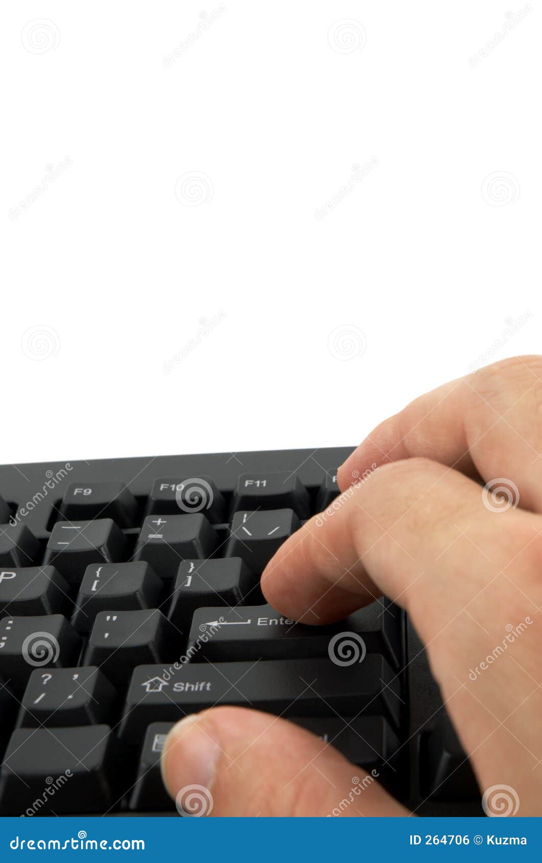 Hand and keyboard stock photo. Image of spiders, detail - 264706