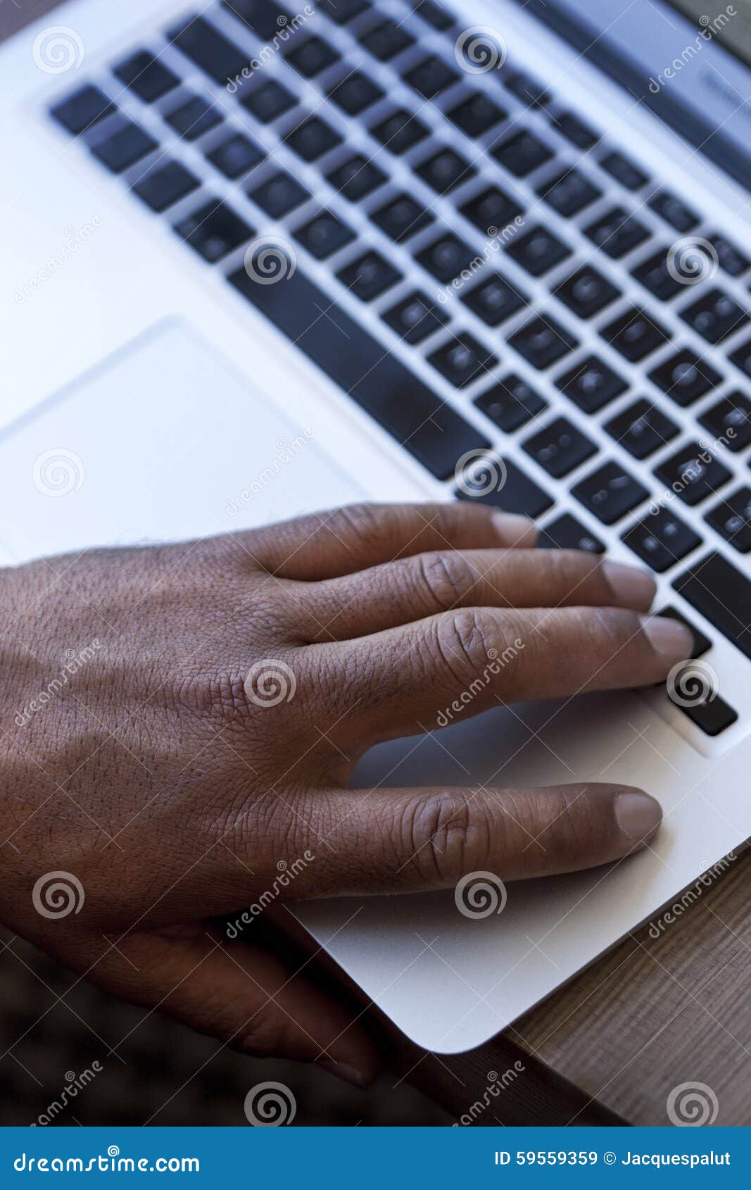 Hand and keyboard stock image. Image of keyboard, fingers - 59559359