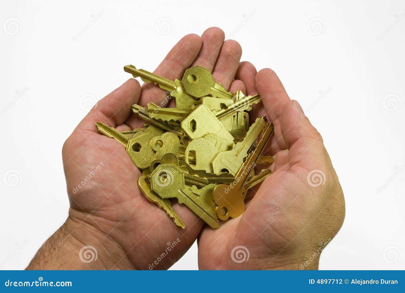 Hand and keys II stock photo. Image of deal, finance, gift - 4897712
