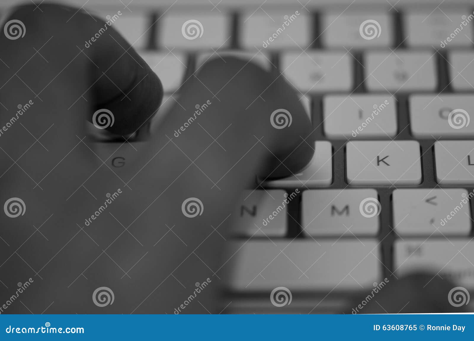 Hand on keys stock image. Image of keyboard, keys, infects - 63608765
