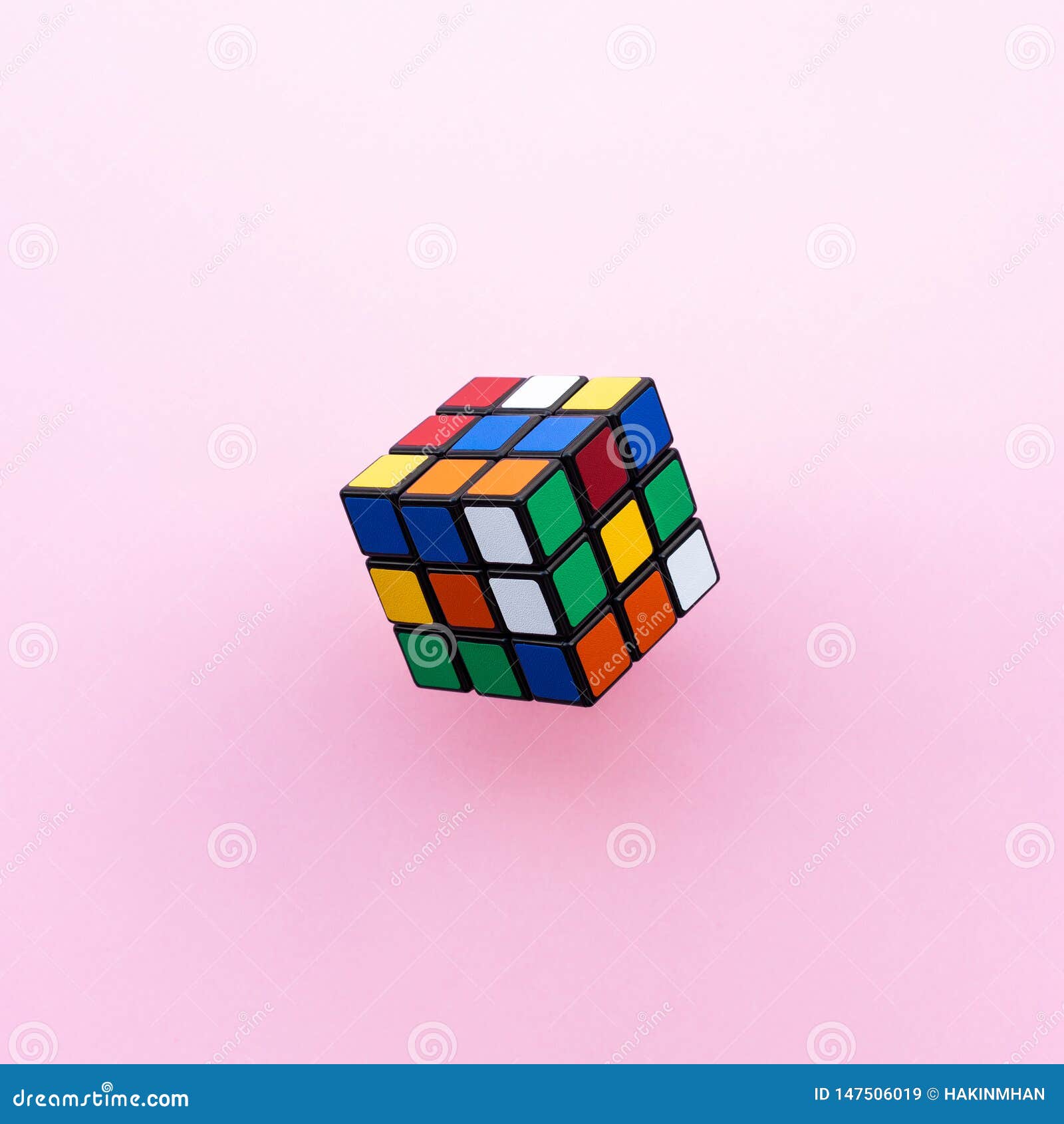 Colorful Cube.learning with Solution Concepts Editorial Stock Image ...