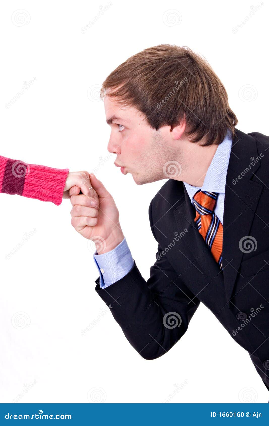 Hand Kiss stock photo. Image of kissing, elegant, lips - 1660160