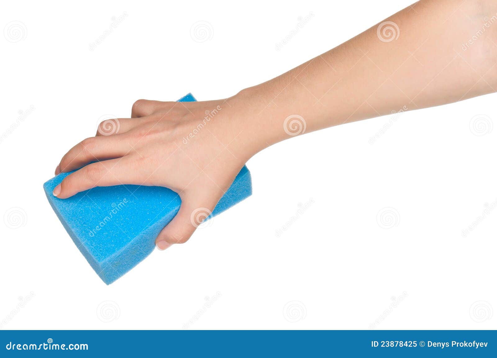 Hand with kitchen sponge stock image. Image of detergent - 23878425