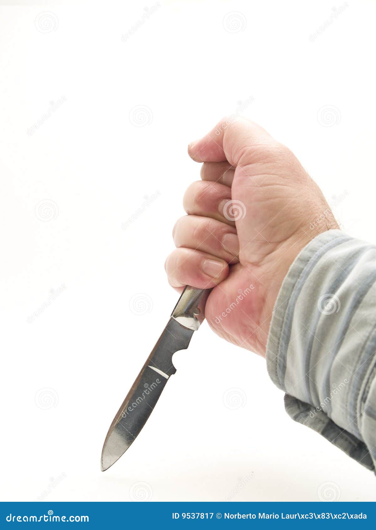 Hand with knife stock image. Image of injury, murder, equipment - 9537817
