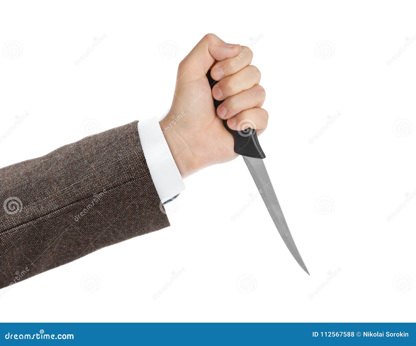 Hand with knife stock photo. Image of horror, hand, cutting - 112567588