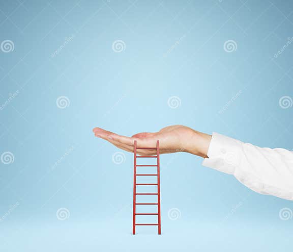 Hand and ladder stock image. Image of communication, conformity - 49823889