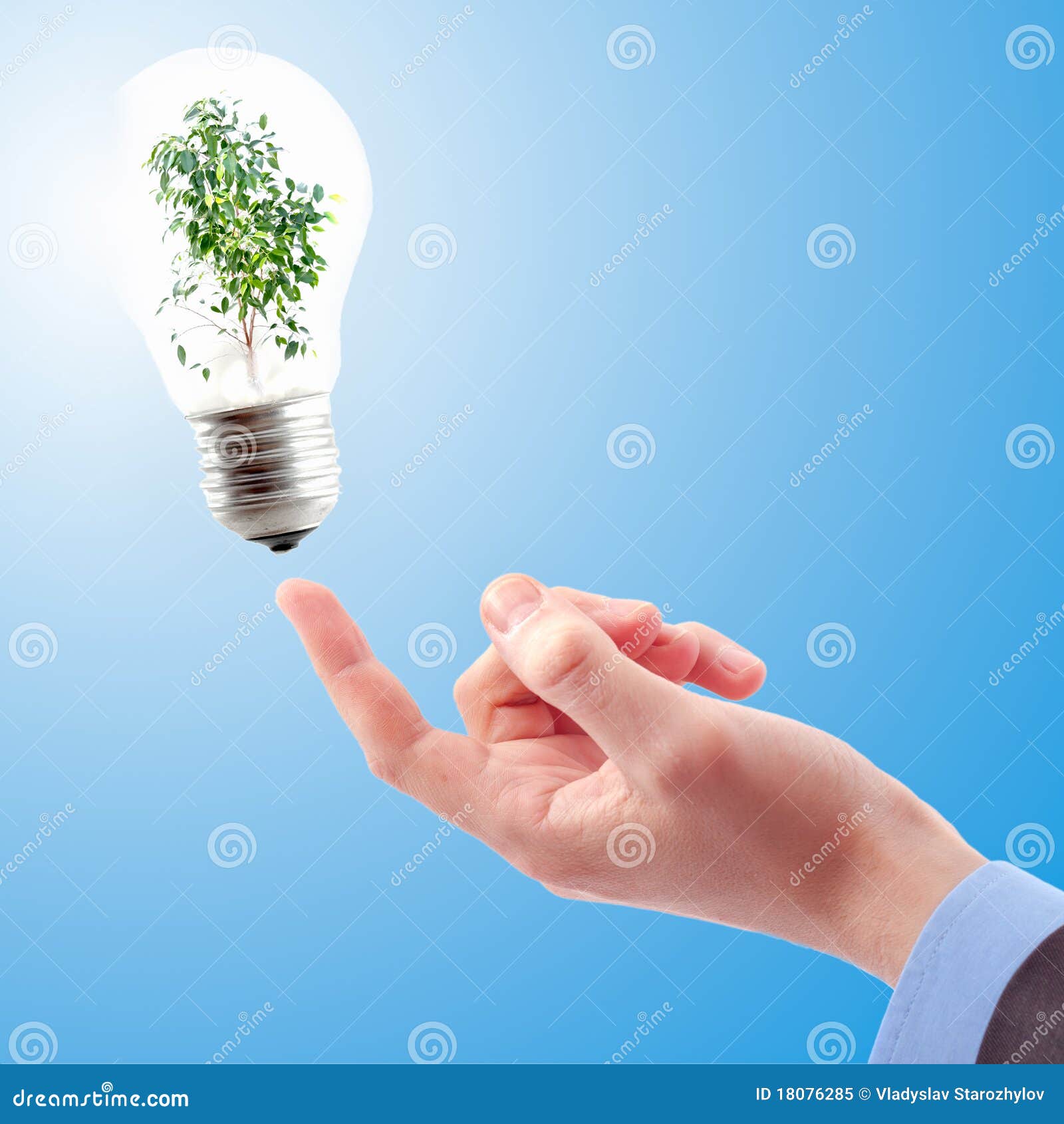 Hand with lamp stock image. Image of health, holding - 18076285