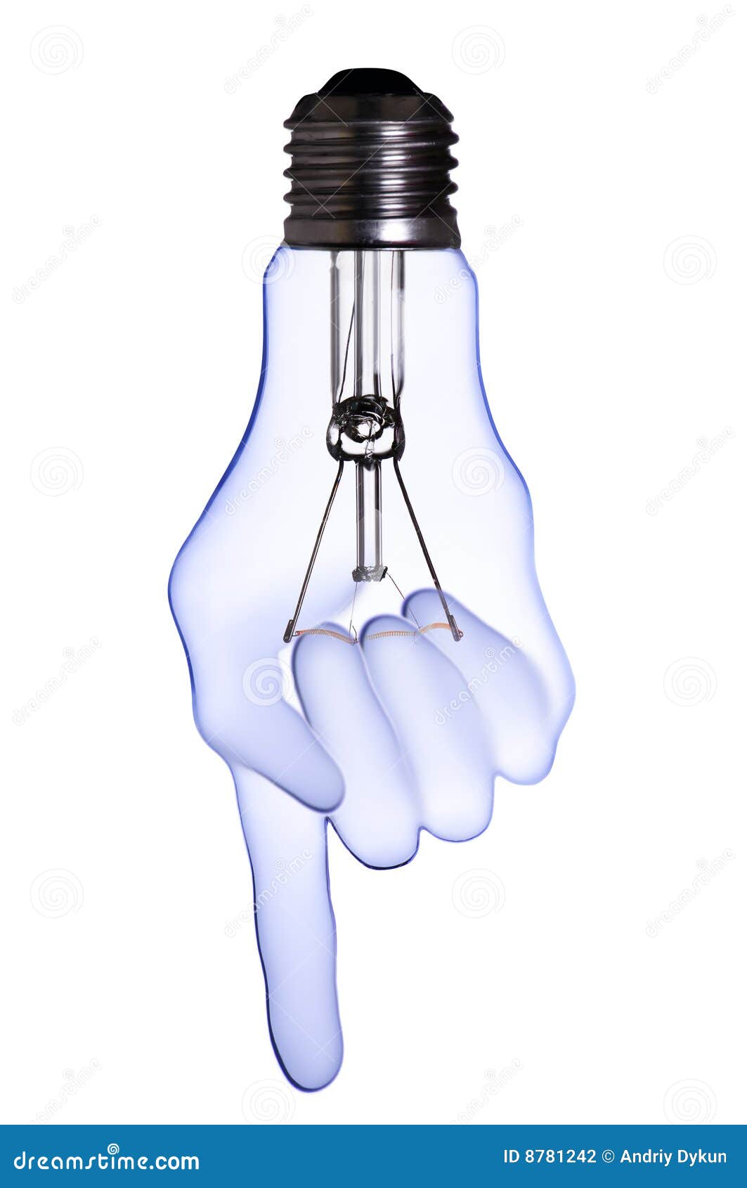 Hand lamp bulb stock photo. Image of finger, electrical - 8781242
