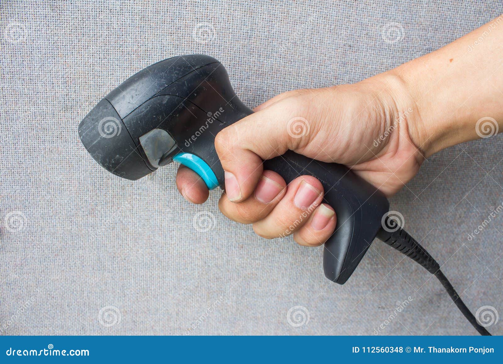 Hand and Laser Barcode Scanner. Stock Photo - Image of laser, business ...