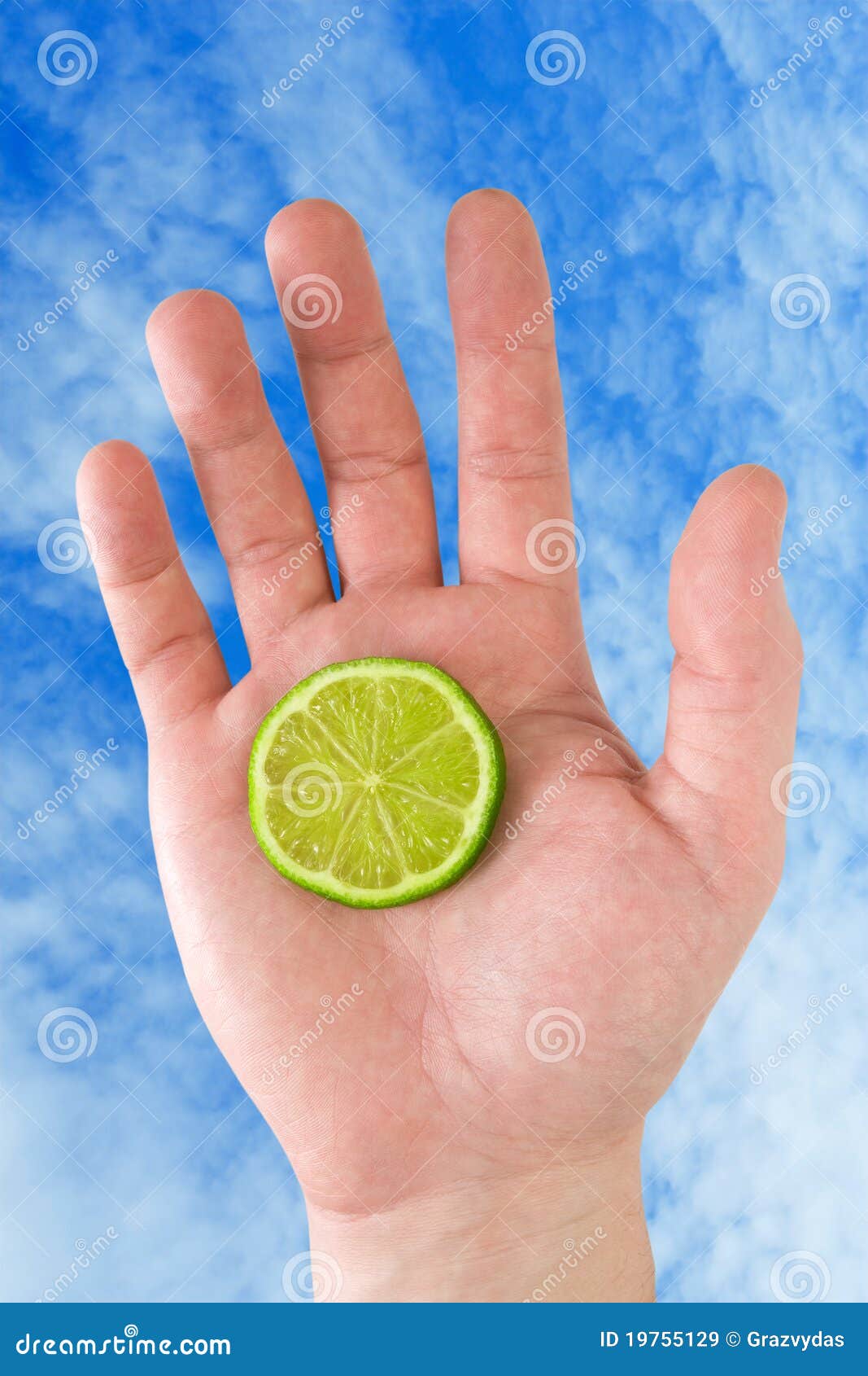 Hand With Lemon. Royalty Free Stock Images - Image: 19755129