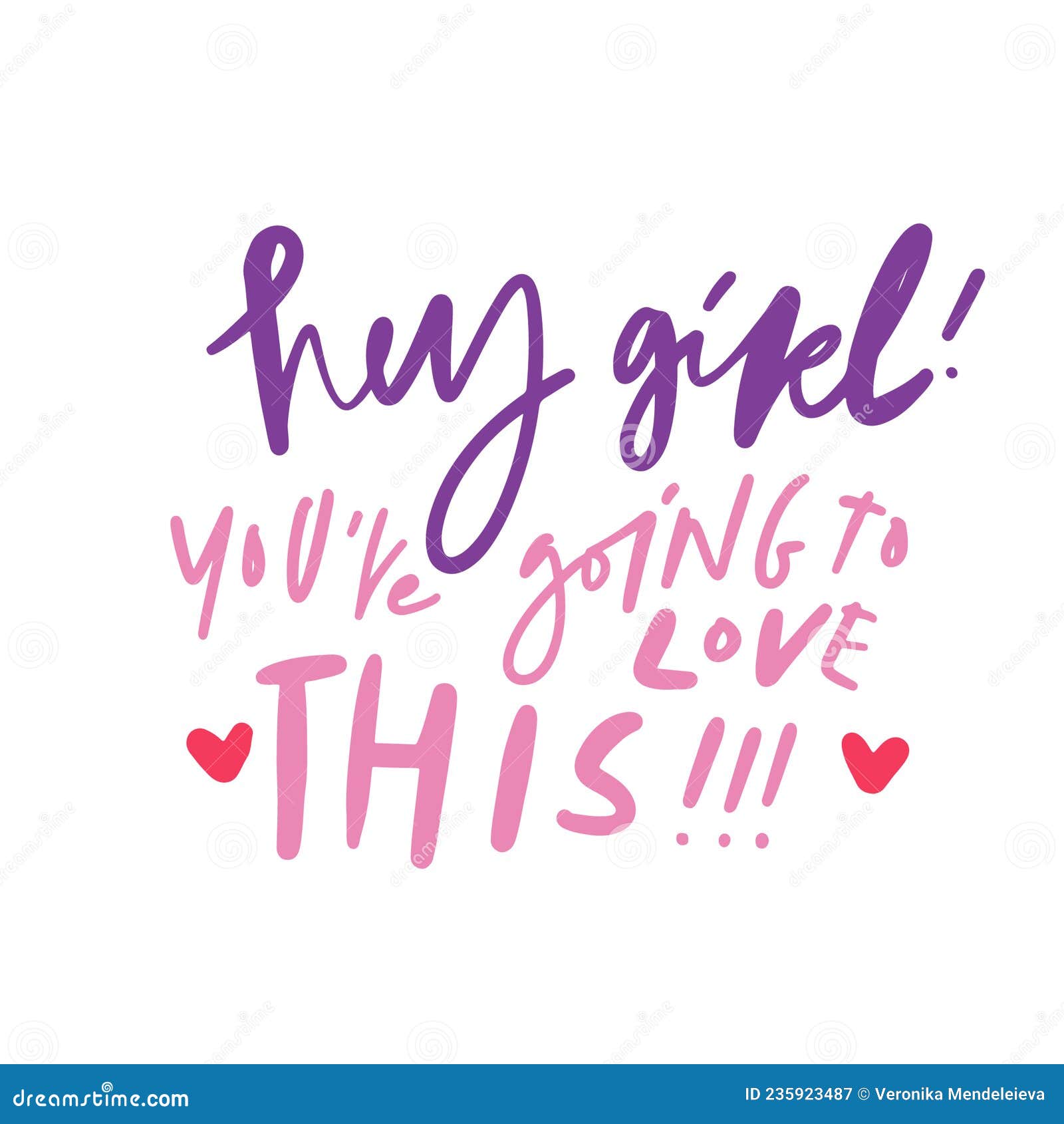 Hey Girl! You are Going To Love this. Hand Lettering Sign for Business ...