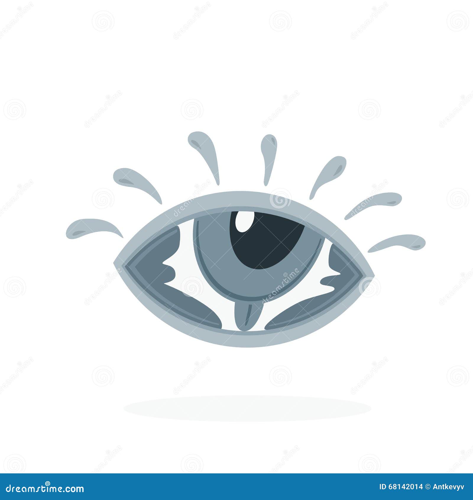 Hand Lettering Word Eye in Eye Stock Vector - Illustration of concept ...