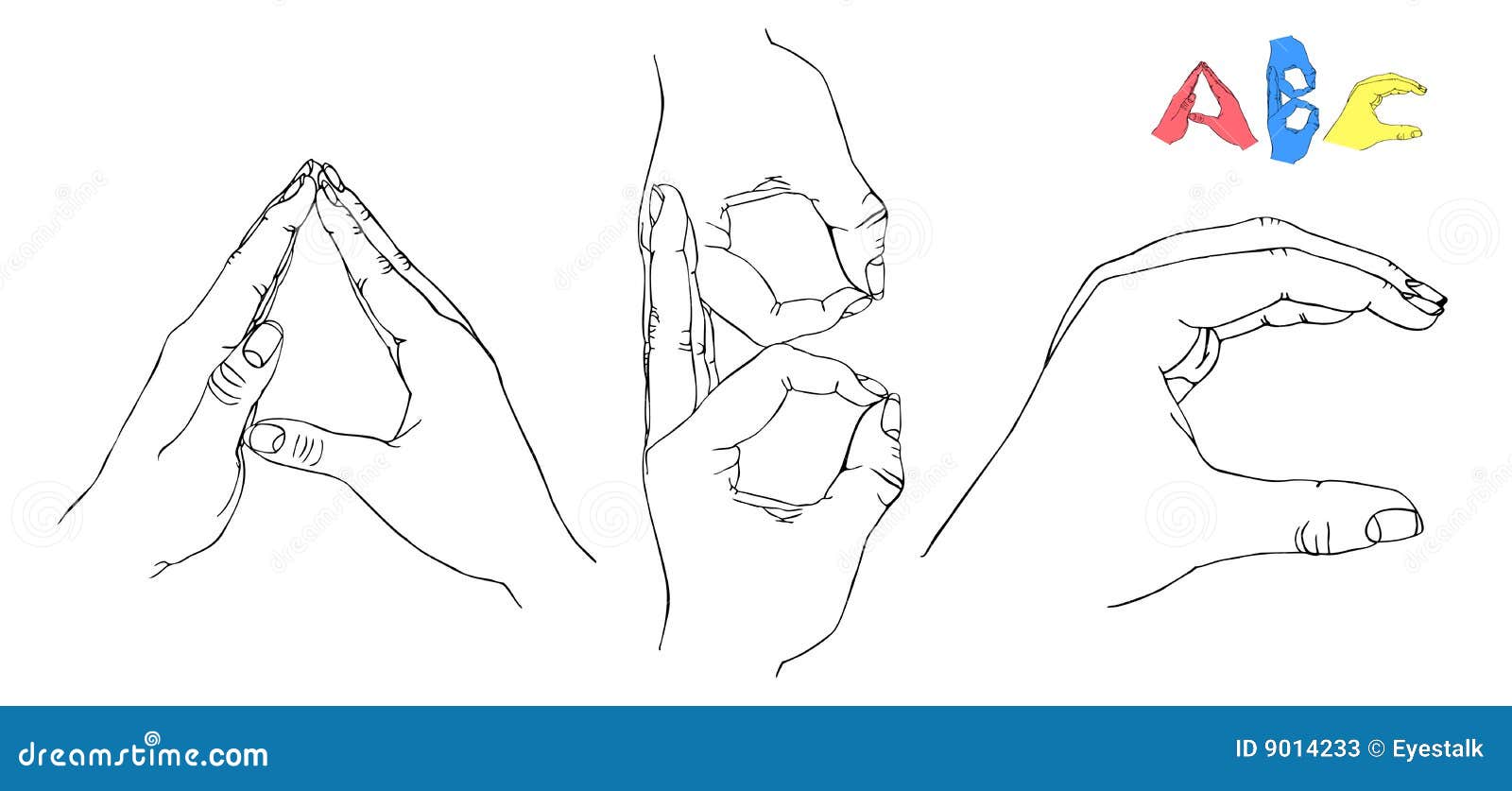 Hand Letters ABC stock vector. Illustration of black, symbol - 9014233