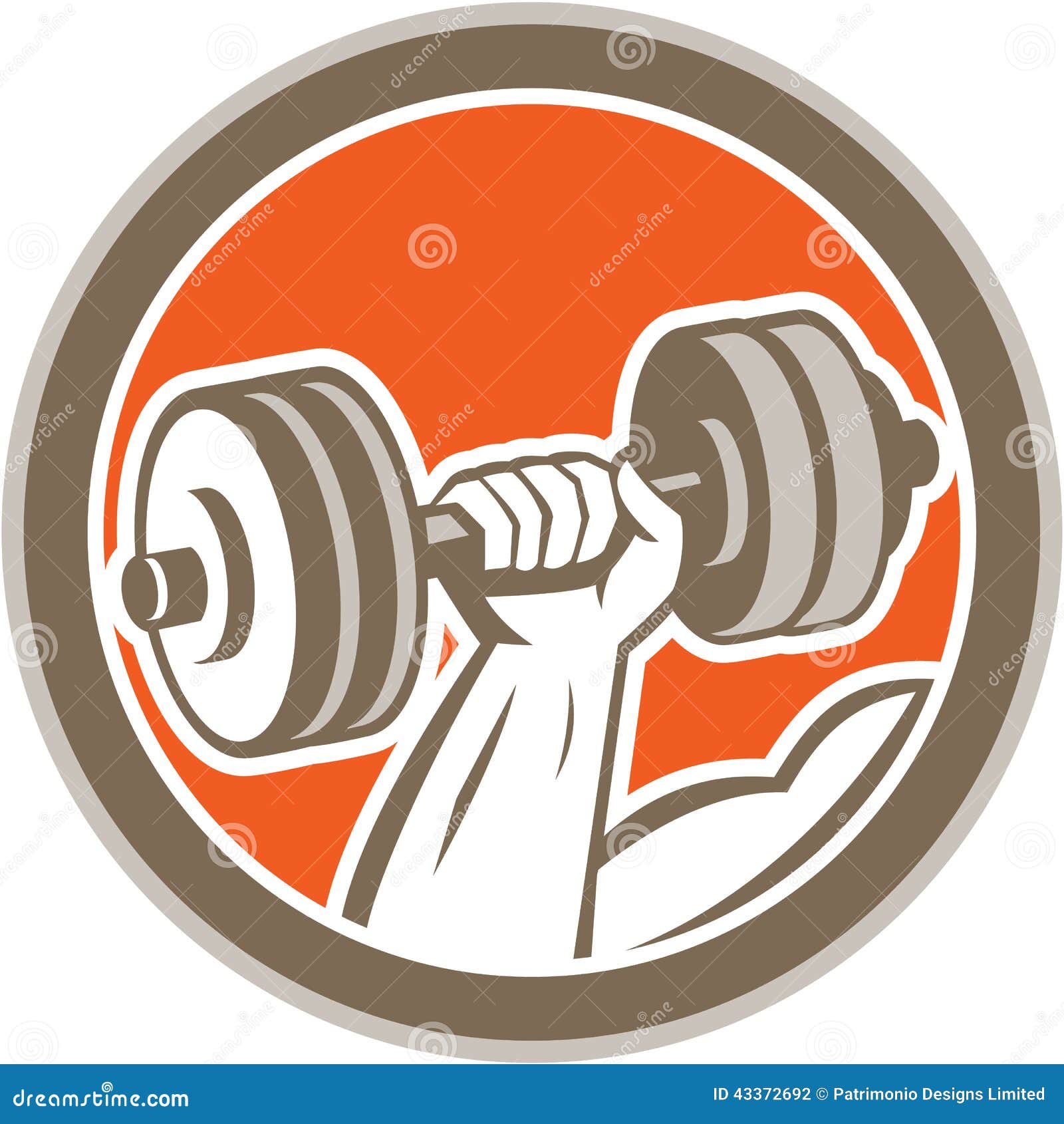 Hand Lifting Genders Male And Female Symbols Silhouette Style Icon ...