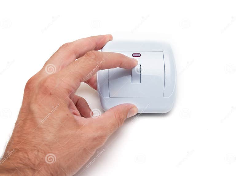 Hand and light switch stock photo. Image of color, vivid - 15513108