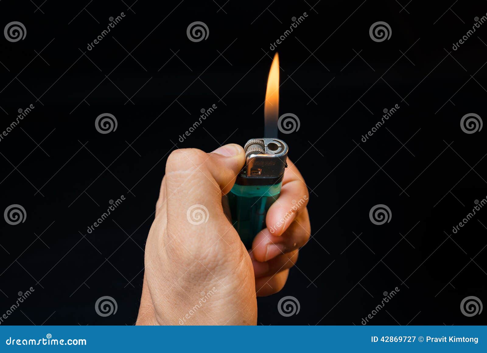 Hand with lighter igniting stock image. Image of ignition - 42869727