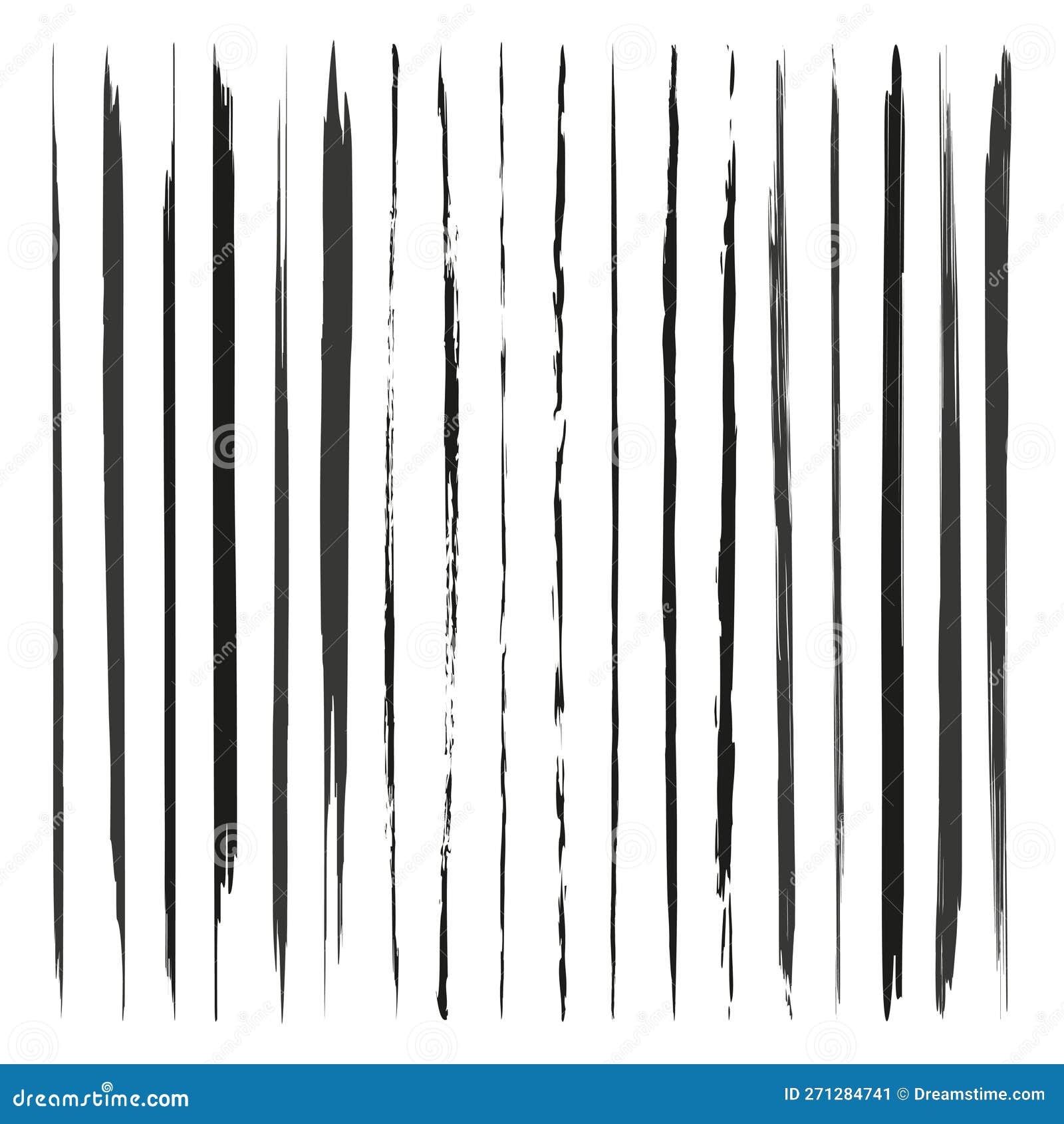 Line Marker Stroke Underline. Marker Highlight Brush Effect ...