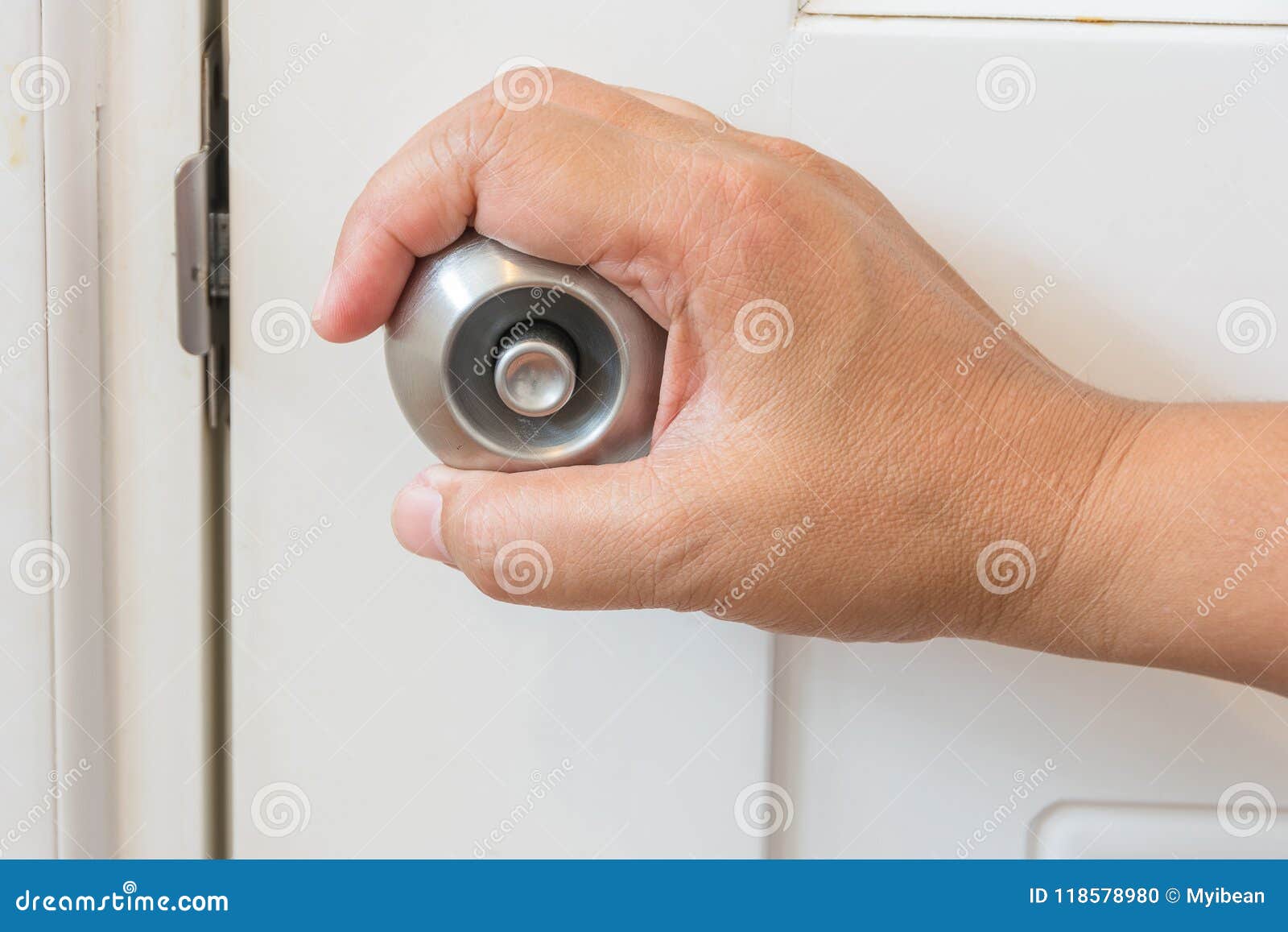 Hand lock the door stock photo. Image of doorway, abstract - 118578980