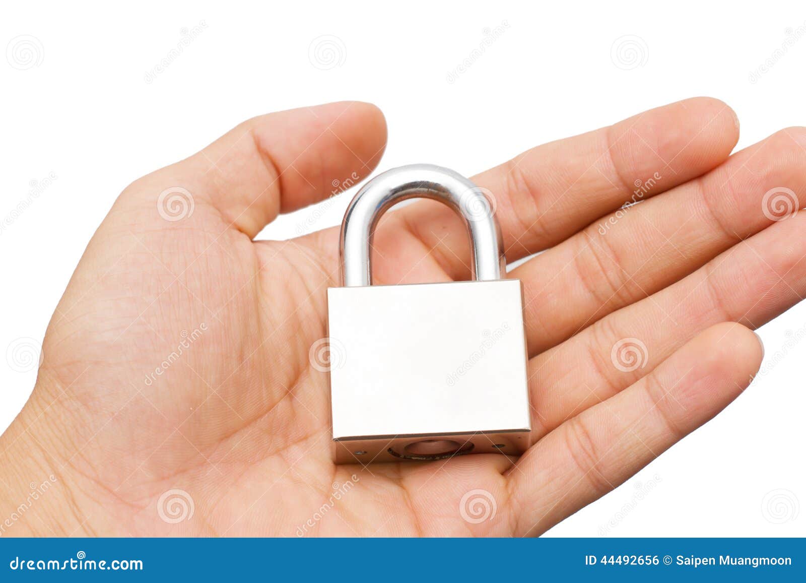 Hand and lock stock photo. Image of network, screen, granted - 44492656