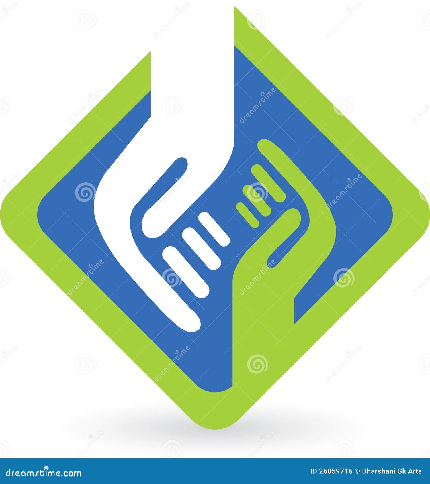 Hand Holding Hand Logo