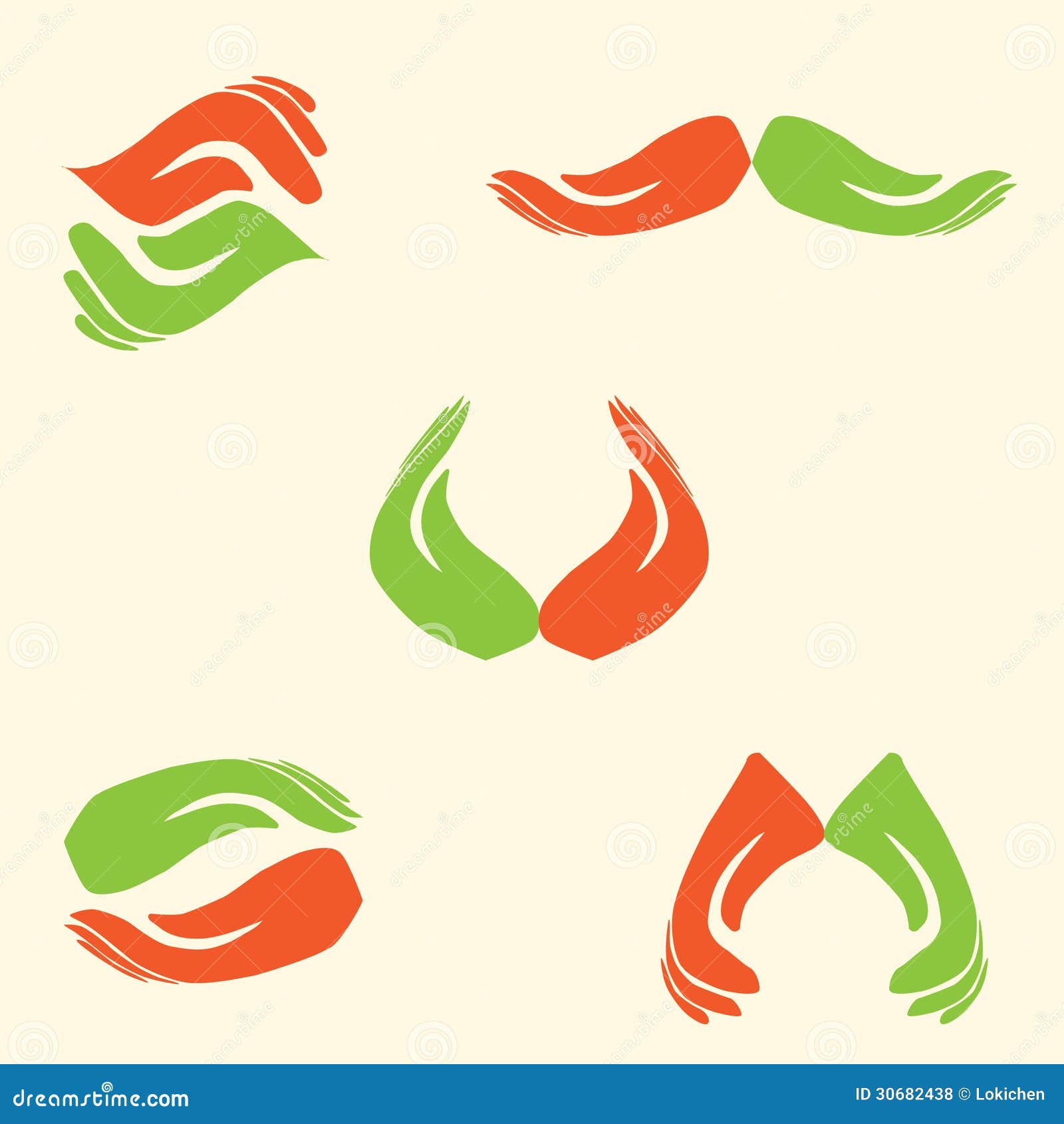 Hand logo stock illustration. Illustration of internet - 30682438