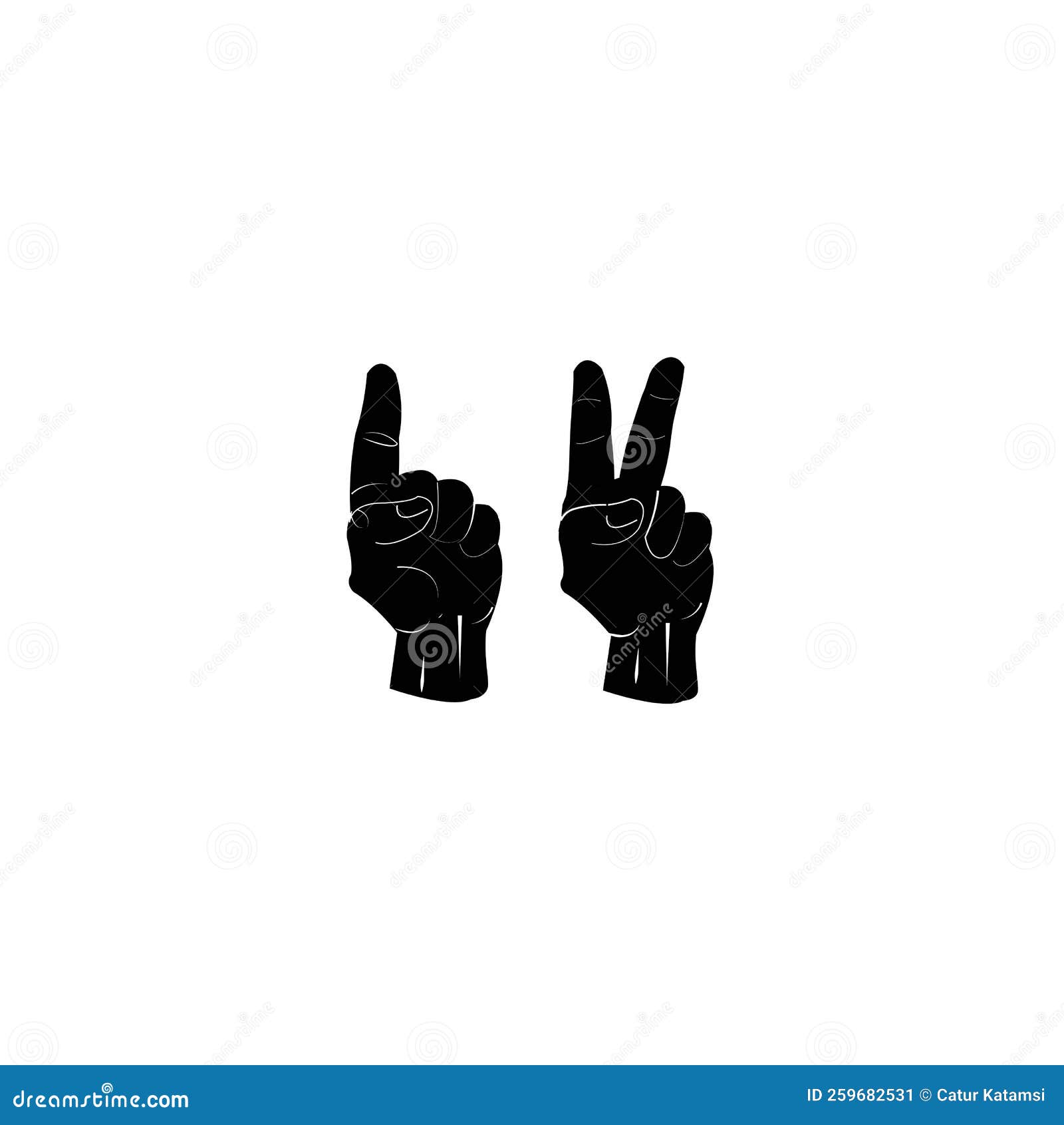 Hand logo icon vector stock illustration. Illustration of sign - 259682531