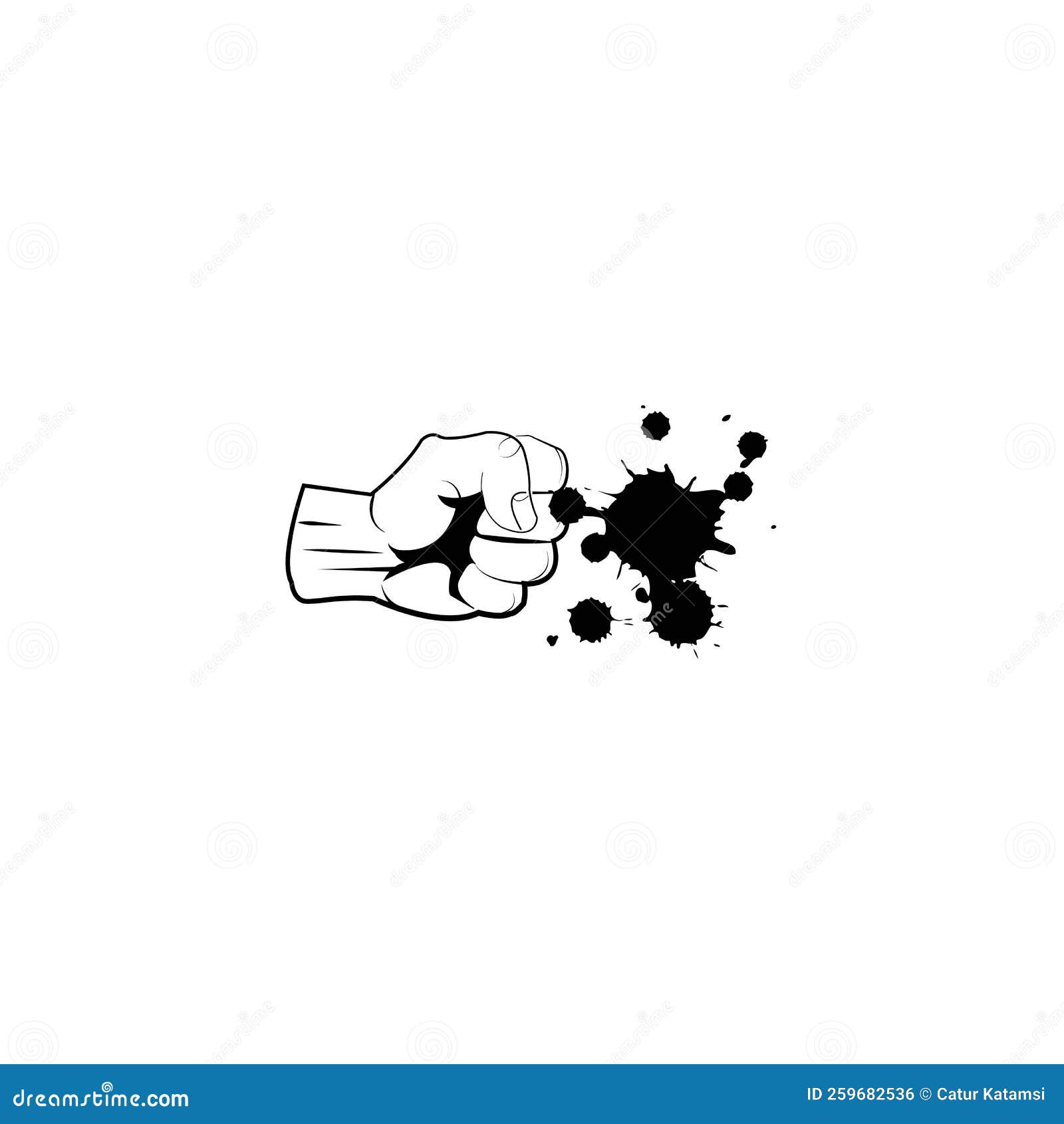 Hand logo icon vector stock illustration. Illustration of douse - 259682536