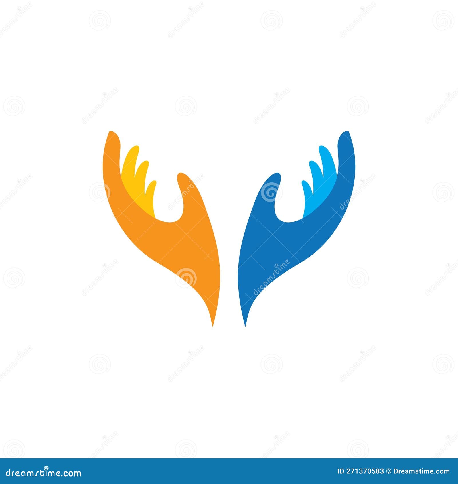 Hand logo images stock vector. Illustration of business - 271370583